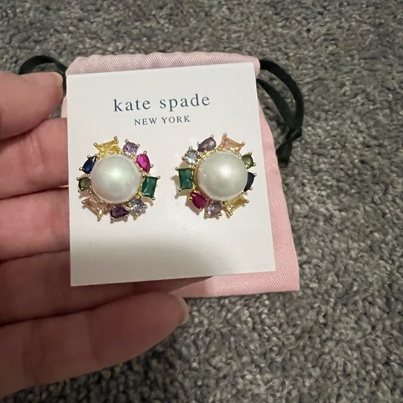 kate spade | Jewelry | Kate Spade New York Candy Shop Faux Pearl Halo ...